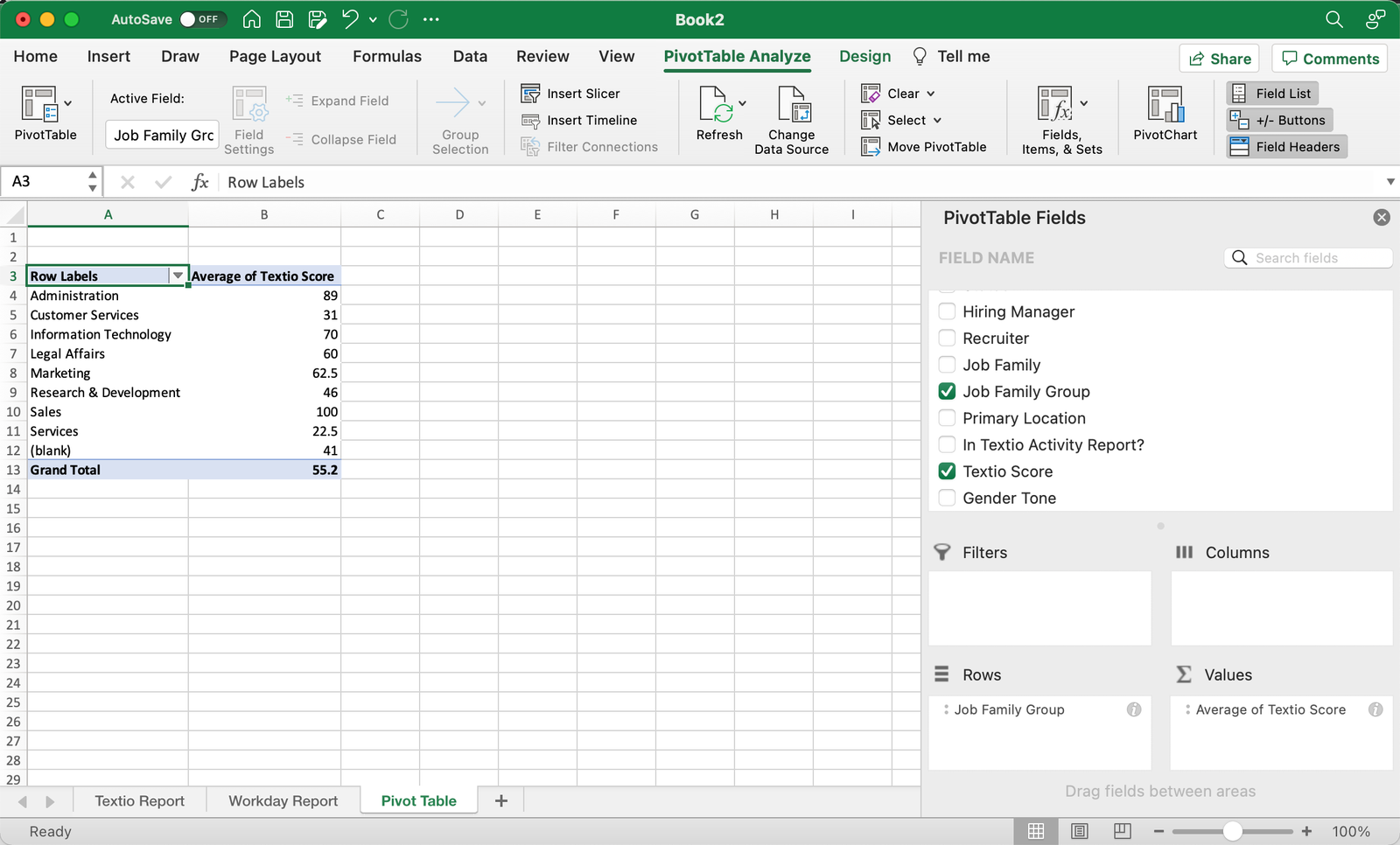 Using Workday ReqID in Textio Document Activity report - Textio Support ...