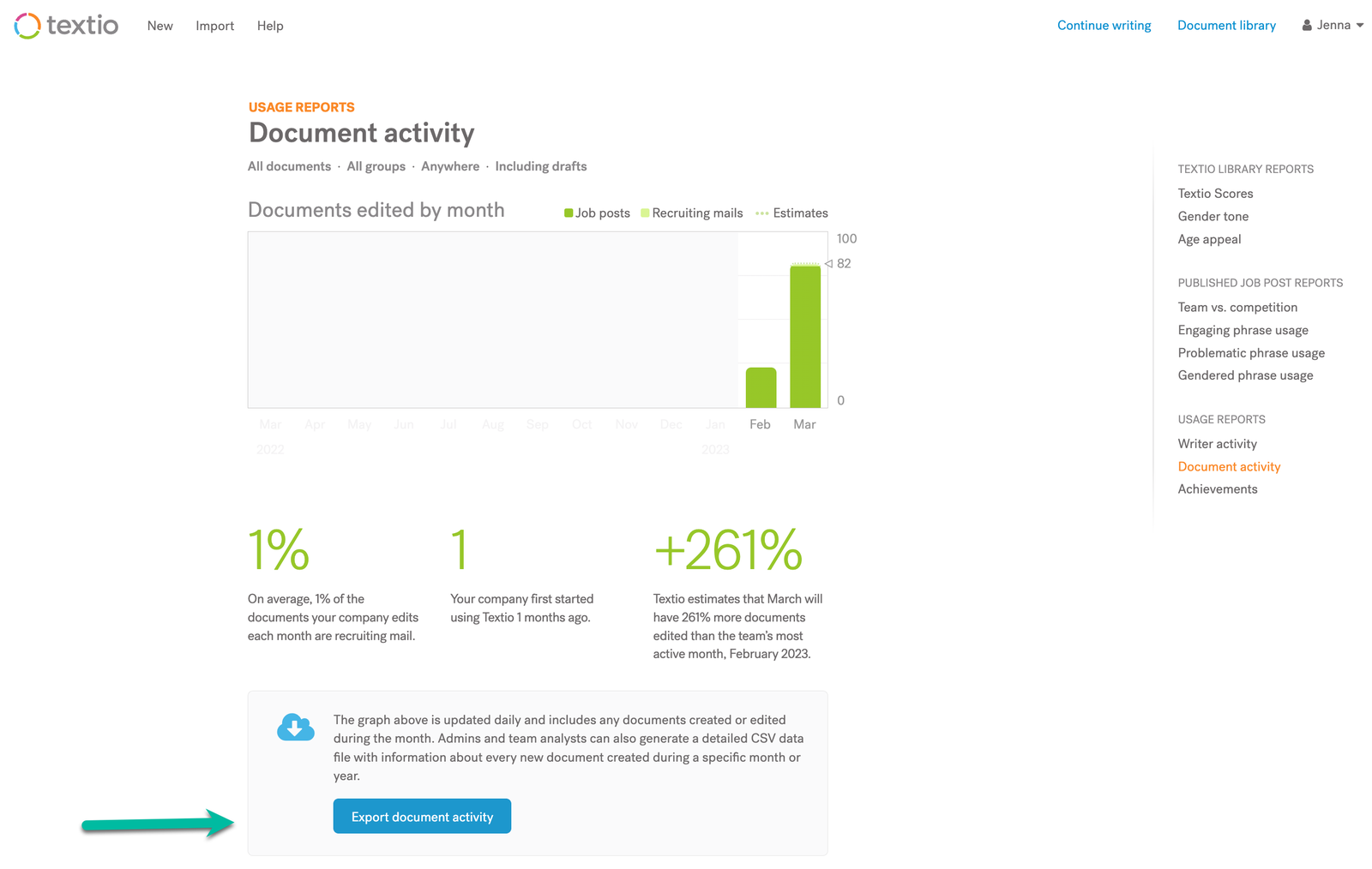 Using Workday ReqID in Textio Document Activity report - Textio Support ...